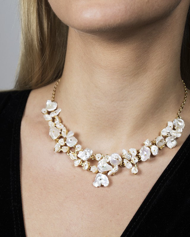 Shell Cluster Necklace – Jardin Jewelry